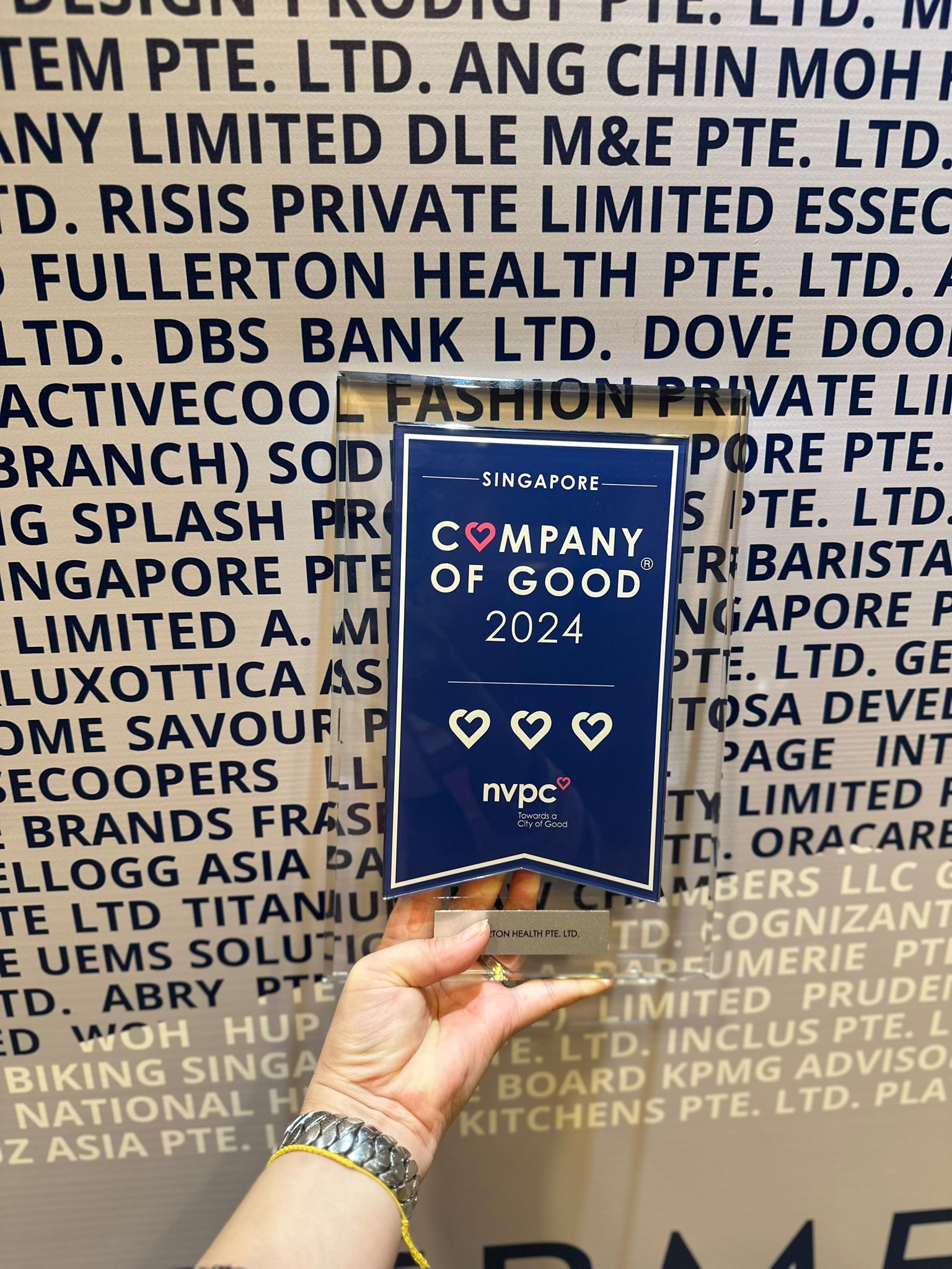 Honoured as a Company Of Good 2024 - Fullerton Health Singapore